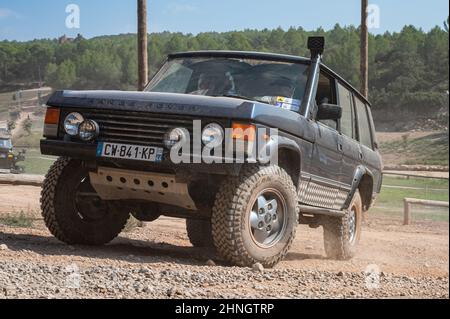 Range Rover Classic modified for the off-roader Stock Photo - Alamy