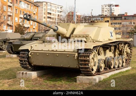 Sturmgeschütz III assault gun in German WW2 European theatre camouflage ...