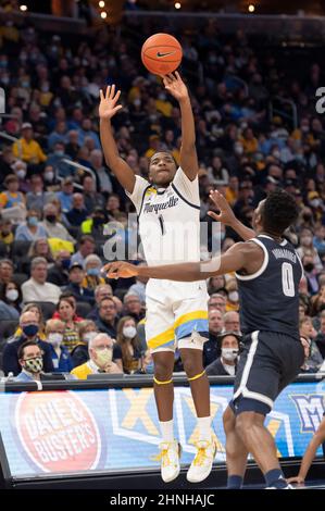 Marquette Golden Eagles guard Kam Jones (1) in the first half during a ...