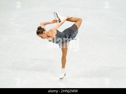 Georgia's Anastasiia Gubanova during the Women's Single Skating - Free ...