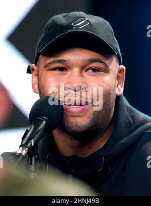 Frazer Clarke during a press conference at the Manchester Central ...