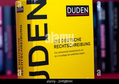 Close-up of a Duden (28th edition Stock Photo - Alamy