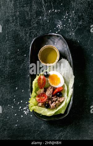 A top view of the texture of canned fish in tomato sauce Stock Photo ...