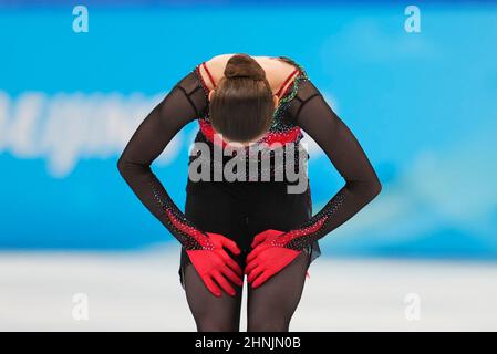 Kamila VALIEVA from Russia, during Ladies Free program at the ISU World Junior Figure Skating ...