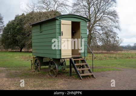 the Shepherds Hut also known as shepherds wagon Stock Photo - Alamy