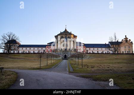 Kuks Hospital, baroque spa building in village of Kuks, Bohemia, Czech ...