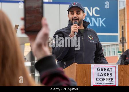 Detroit, Michigan - Michigan State Representative Abraham Aiyash speaks ...