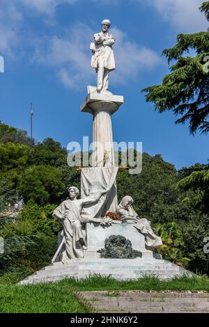 Italy, Liguria, Genoa, the Giuseppe Mazzini covered shopping arcade ...