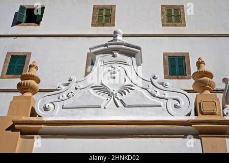Ancient baroque convent pediment, Rio de Janeiro Stock Photo - Alamy
