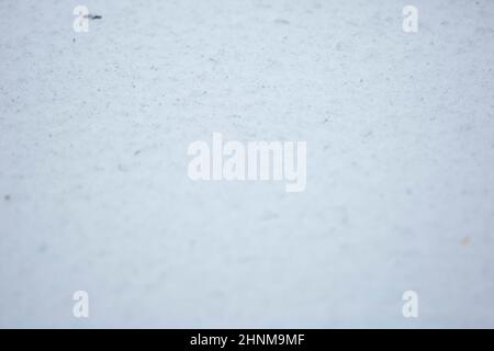 Pellets of ice covering the ground and unbroken Stock Photo - Alamy