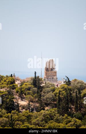 Filopappou hill, Athens, close to Acropolis Stock Photo - Alamy