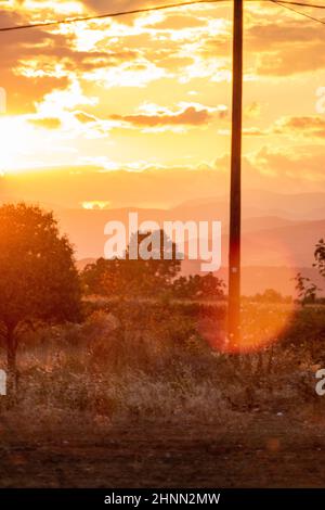cliffs of Meteora from a distance, Greece Stock Photo - Alamy