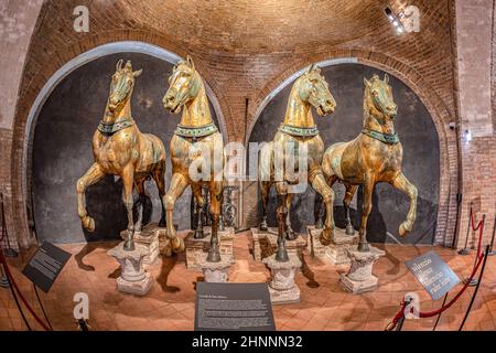 The Horses of Saint Mark (Italian: Cavalli di San Marco), also known as the Triumphal Quadriga ...