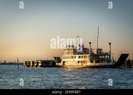Venice, Italy. ACTV ferryboat Stock Photo - Alamy