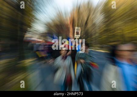 BUCHAREST, ROMANIA - NOVEMBER 10, 2013: Romanian folk pottery for sale ...