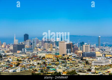 San Francisco, USA - July 23, 2008: view to famous street in San ...