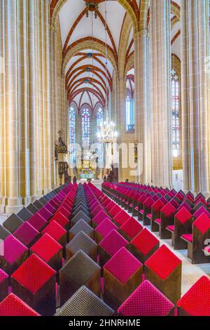 Germany, Thuringia, Muhlhausen, View of Church of Our Lady Stock Photo ...