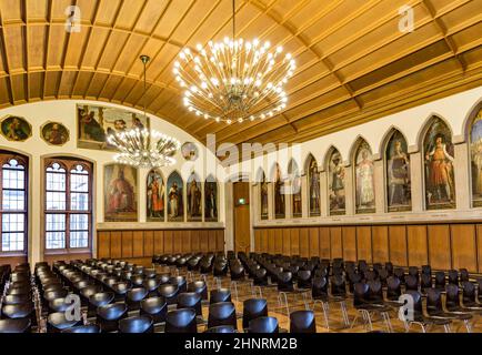 portrait of german kings hang in the Kaisersaal Stock Photo - Alamy