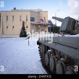 Moscow, Russia - January 1, 2020: Christmas decorations at the Bolshoi ...