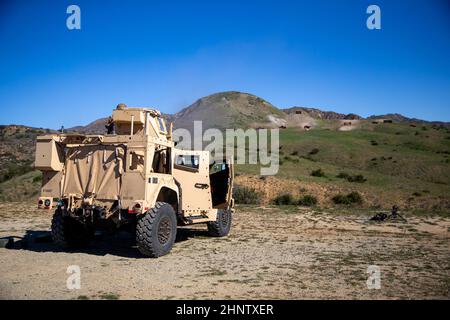 U.S. Marine Corps Cpl. Aaron Eaves, a motor vehicle operator with ...