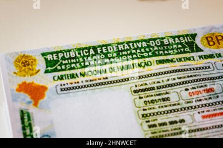 Brazil. 17th Feb, 2022. In this photo illustration, a new National ...