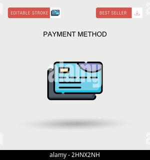 Payment-method Simple vector icon. Modern, simple flat vector ...