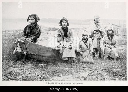 Ainu women The Ainu are Hokkaido s aboriginal people Stock Photo - Alamy