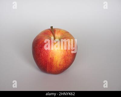 red apple (scientific name Malus domestica) vegetarian fruit food Stock ...