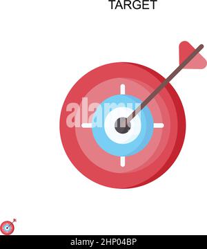 Simple circle target template. Bullseye symbol Stock Vector Image & Art ...