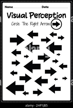 Visual closure worksheet perceptual skills activity of occupation ...