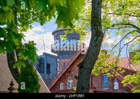 Zelenogradsk, Russia - Jun 02, 2021: The old water tower, one of the ...