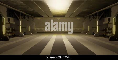 OuterSpace Engine Room Laboratory Black Colors Futuristic Background ...