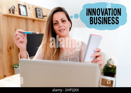 Hand writing sign Development Business Model. Business idea rationale ...