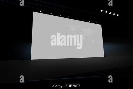 Graphical abstract big screen background, modern 3d stage for products ...