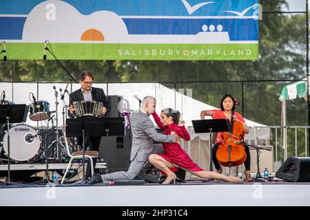 Hector Del Curto’s Tango Quartet performing in Salisbury Maryland at ...