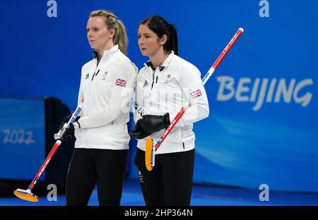 Great Britain's Vicky Wright (left), Hailey Duff (centre) and Jennifer ...