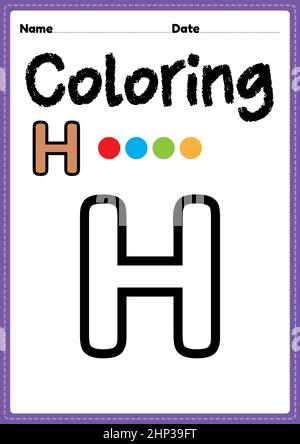 Alphabet Practice Writing Coloring Pages