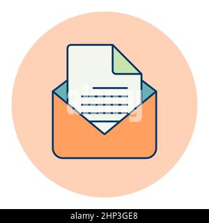 Message outline icon. Office sign. Graph symbol for your web site ...