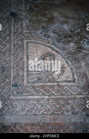 Brading Roman Villa in Brading on the Isle of Wight, one of the finest ...