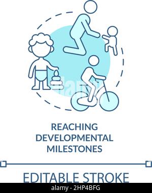 Developmental milestones concept icon Stock Vector Image & Art - Alamy
