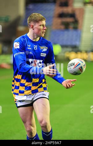Morgan Gannon of Leeds Rhinos during the Betfred Super League round 23 ...