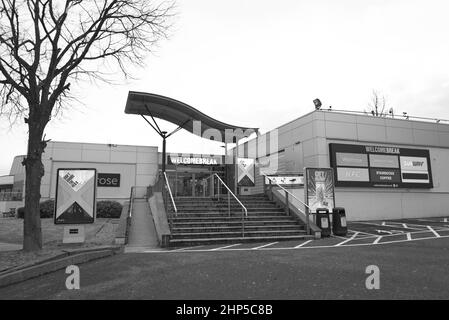 Motorway Service Stations on the M1 in Northern England Stock Photo - Alamy