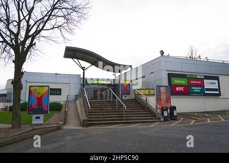 Motorway Service Stations on the M1 in Northern England Stock Photo - Alamy