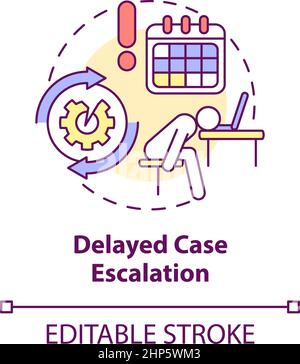 escalation vector icon modern illustration Stock Vector Image & Art - Alamy