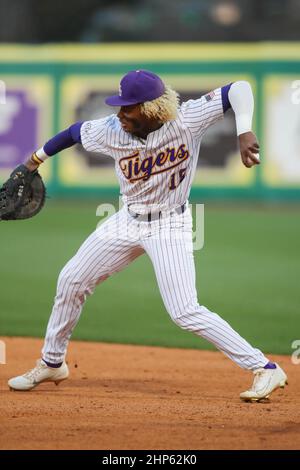 LSU first baseman Tre' Morgan (18) during an NCAA college baseball ...