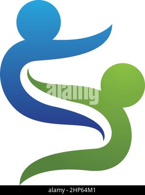 Human character logo sign illustration vector design Stock Vector Image ...