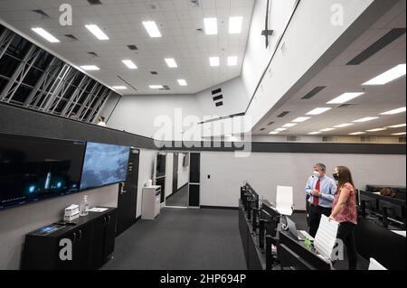 SpaceX Dragon Mission Management Director Jessica Jensen speaks during ...