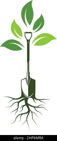 Gear farm green Logo Template vector icon illustration design Stock ...