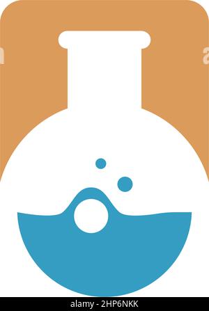 science laboratory logo template Icon Illustration Brand Identity ...