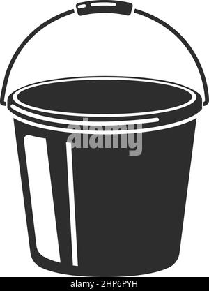 bucket icon vector illustration design template Stock Vector Image ...